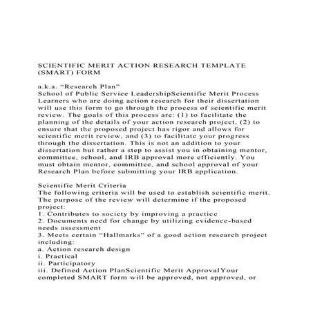 SCIENTIFIC MERIT ACTION RESEARCH TEMPLATE (SMART) FORMa..docx
