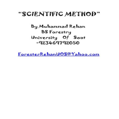 Scientific method | PDF