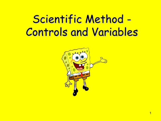 Scientific method & variables | PPT