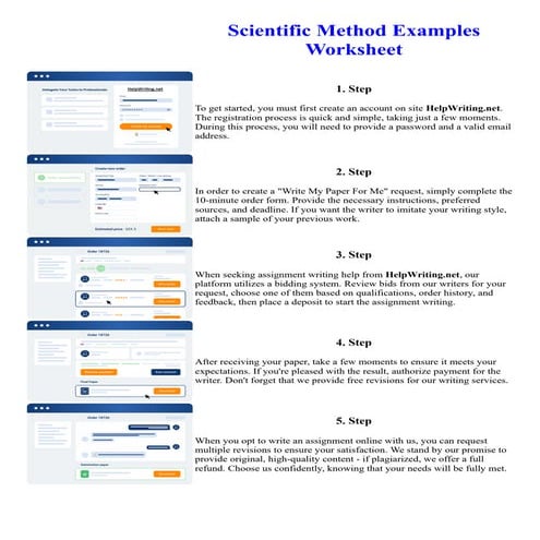 Scientific Method Examples Worksheet | PDF