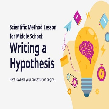 Scientific Method Lesson for Middle School_ Writing a Hypothesis by ...