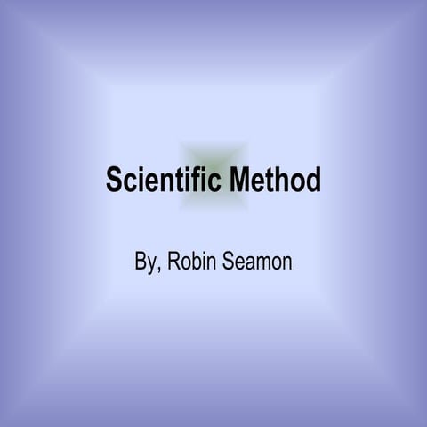 Scientific Method Notes | PPT