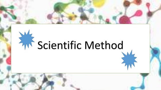 How to remember the 7 steps of the scientific method | PPTX ...