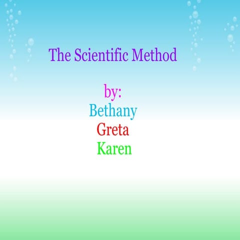 Scientific method song | PPT | Science