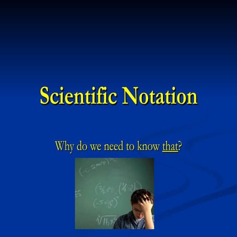 Scientific Notation | PPT