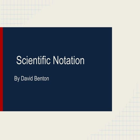 Scientific notation | PDF