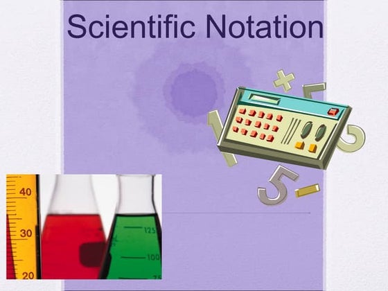 Scientific notation powerpoint | PPT