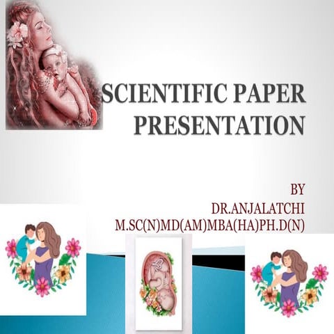 Scientific paper presentation for nss | PPT