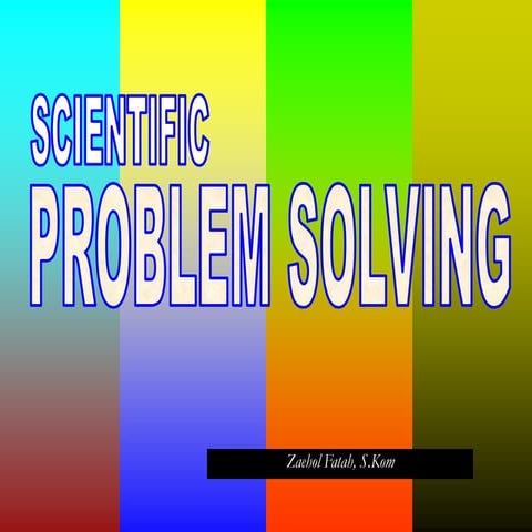 Scientific problem solving | PPSX