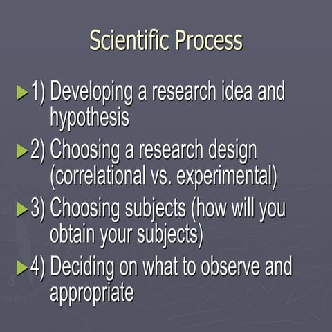 Scientific Process Quantitative vs Qualitative Research | PPT