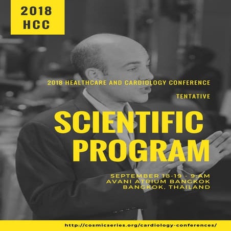 Preliminary Scientific Program of 2018 Healthcare and Cardiology ...