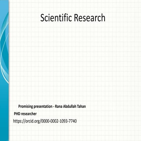 Scientific research | PPT