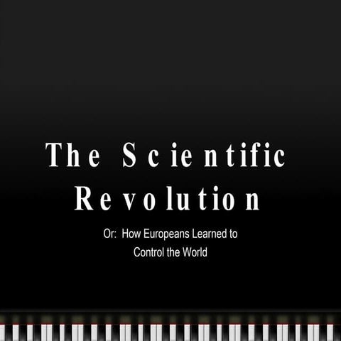 Scientific Revolution | PPT | Physics | Science