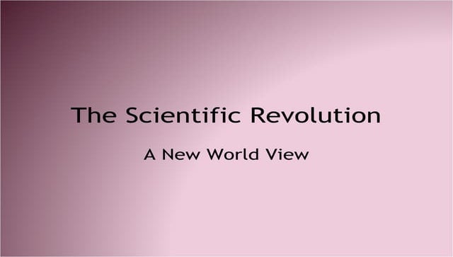 The scientific revolution 1500 to 1700 | PPT
