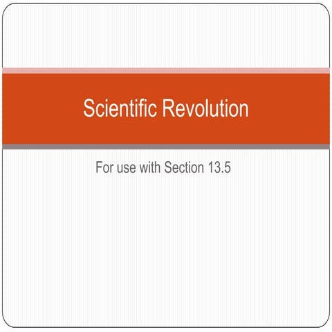 Scientific Revolution | PPT