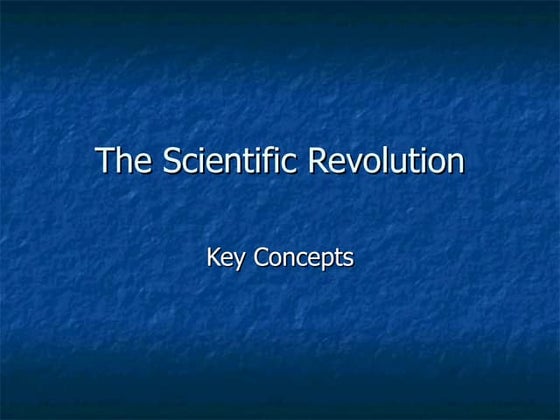 Scientific Revolution and The Enlightenment | PPT | Physics | Science