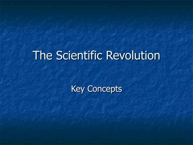 Scientific Revolution and The Enlightenment | PPT