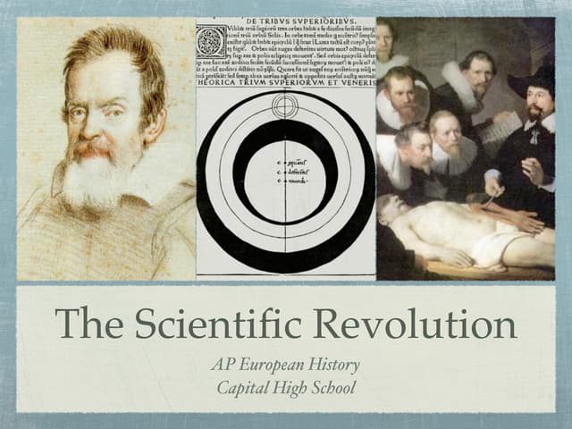 The scientific revolution ppt