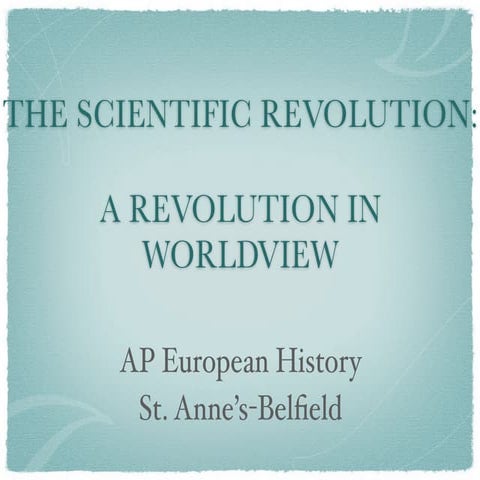 Scientific revolution i 1011 | KEY | Hinduism | Religion & Spirituality