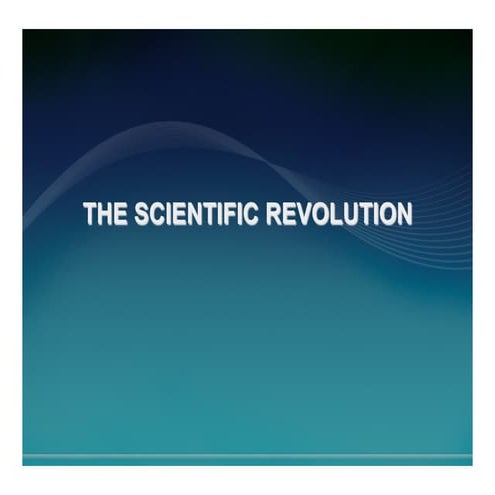 Scientific revolution ppt 2 | PDF
