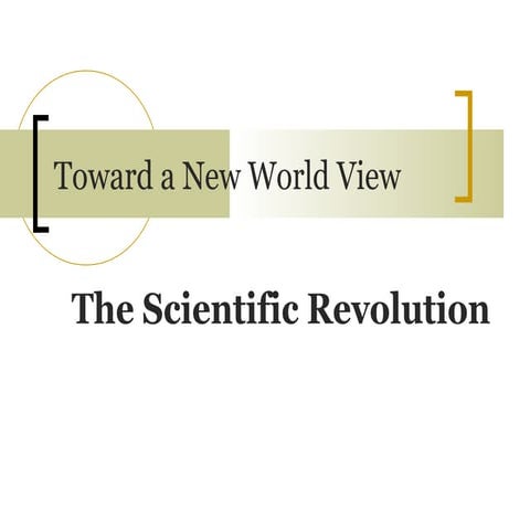 Scientific Revolution Overview | PPT
