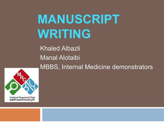 How to write a medical synopsis.pptx