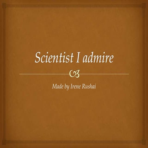 The Person I Admire Most | PPT