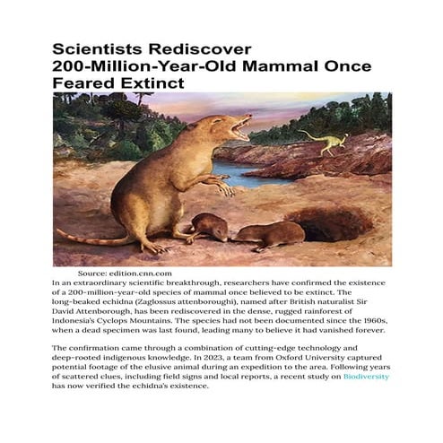 Scientists Rediscover 200-Million-Year-Old Mammal Once Feared Extinct.pdf