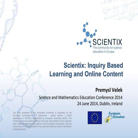 Scientix: Inquiry Based Learning and Online Content | PPTX | Workshops and Classes | Hobbies ...