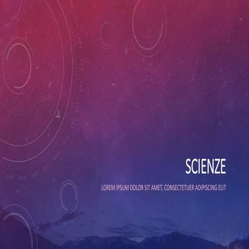 presentazione di scienze per il sito di informatica | PPT