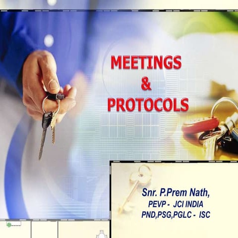 Lions Protocol and Meeting Procedures | PPTX