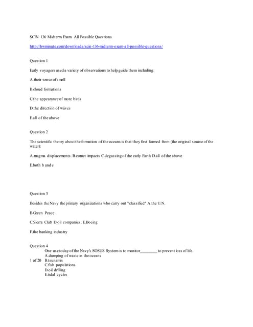 earth and life sciences First Quarter Exam.docx