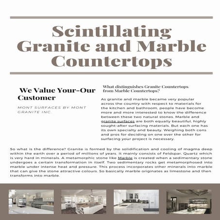 Kitchen Marble & Granite and Stone Depot | PDF