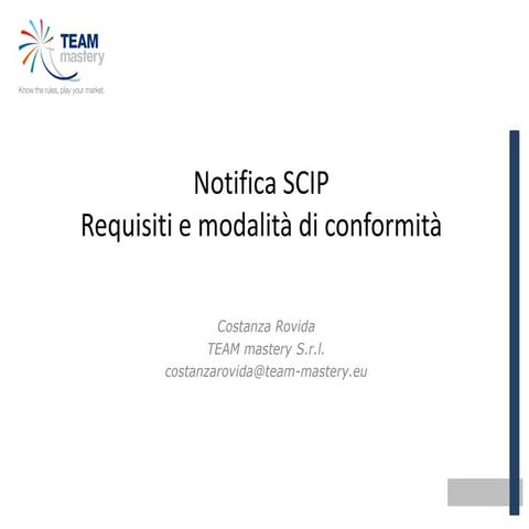 Scip notification | PDF