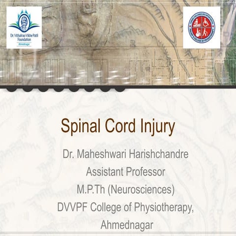 Spinal cord injury | PPT