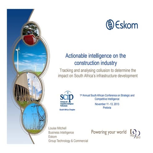 SCIP SA_Actionable intelligence on the construction industry: Tracking ...