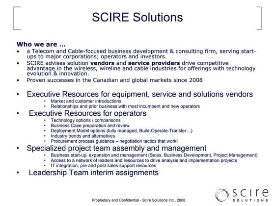 ICT Consulting Brochure | PDF