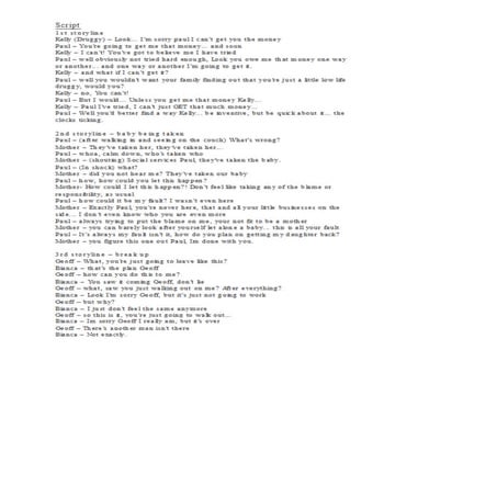 Script for thr trailer | DOCX