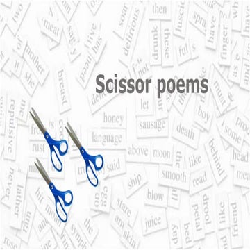 Scissor poems | PPT