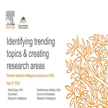 SciVal presentation | PDF