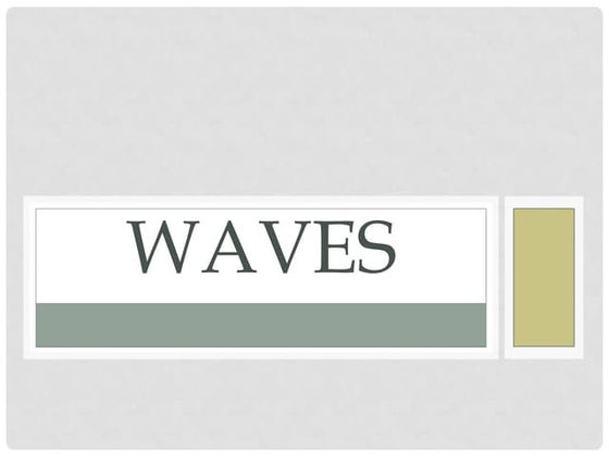 Waves_for_Grade_8.pptx tutorial for grade 8 | PPTX | Physics | Science
