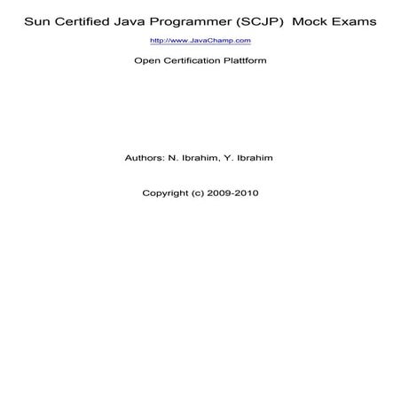 Scjp 16-pdf-e book-exam-questions | PDF