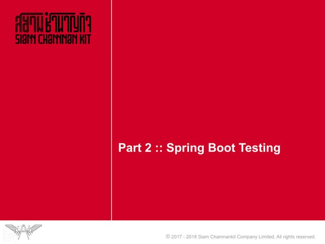 Part 2 Spring Boot Testing Ppt 9303