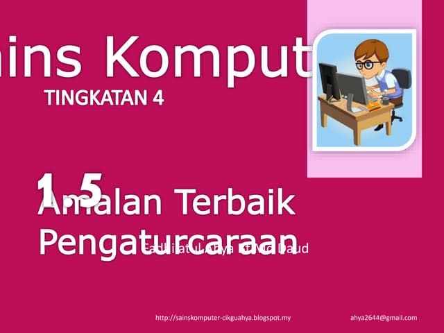 Sains komputer : struktur kawalan | PPTX