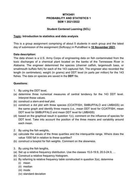 Mth3401 tutorial 1 | PDF