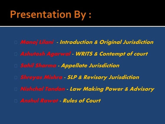 Types of courts | PPTX