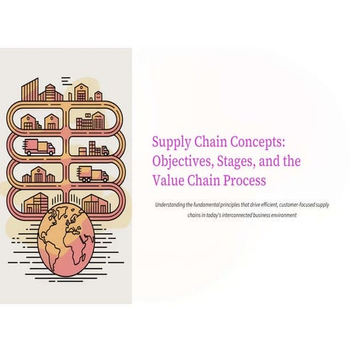 Supply Chain Concepts: Objectives, Stages, and the Value Chain Process ...