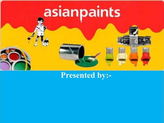 Asian paints Sales and Distribution strategy | PPTX
