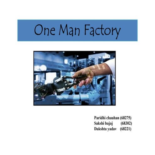 one men factory | PDF