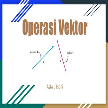 Operasi Vektor Sma Global Prestasi (Asfa,Tsani) | PPTX